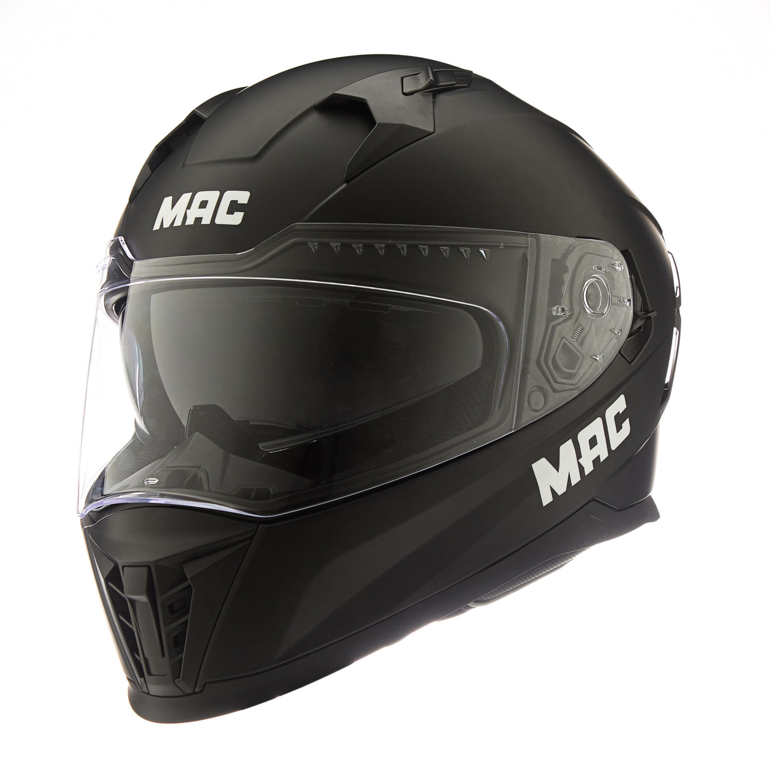 Casco MAC 069 Force Solid Negro / Mate - MAC Oficial